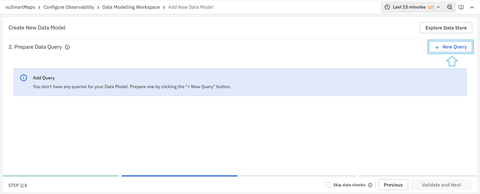 Create a New Data Model | VuNet Docs