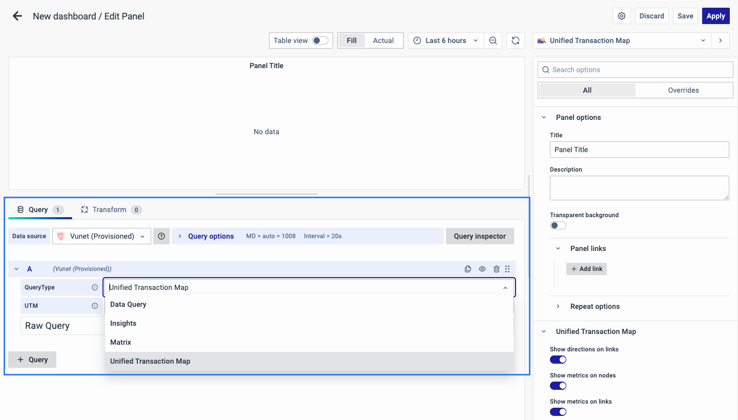 Configuring UTM Visualization | VuNet Docs