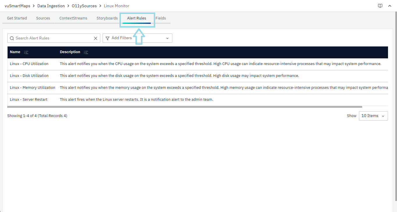 O11ySources Workflow | VuNet Docs
