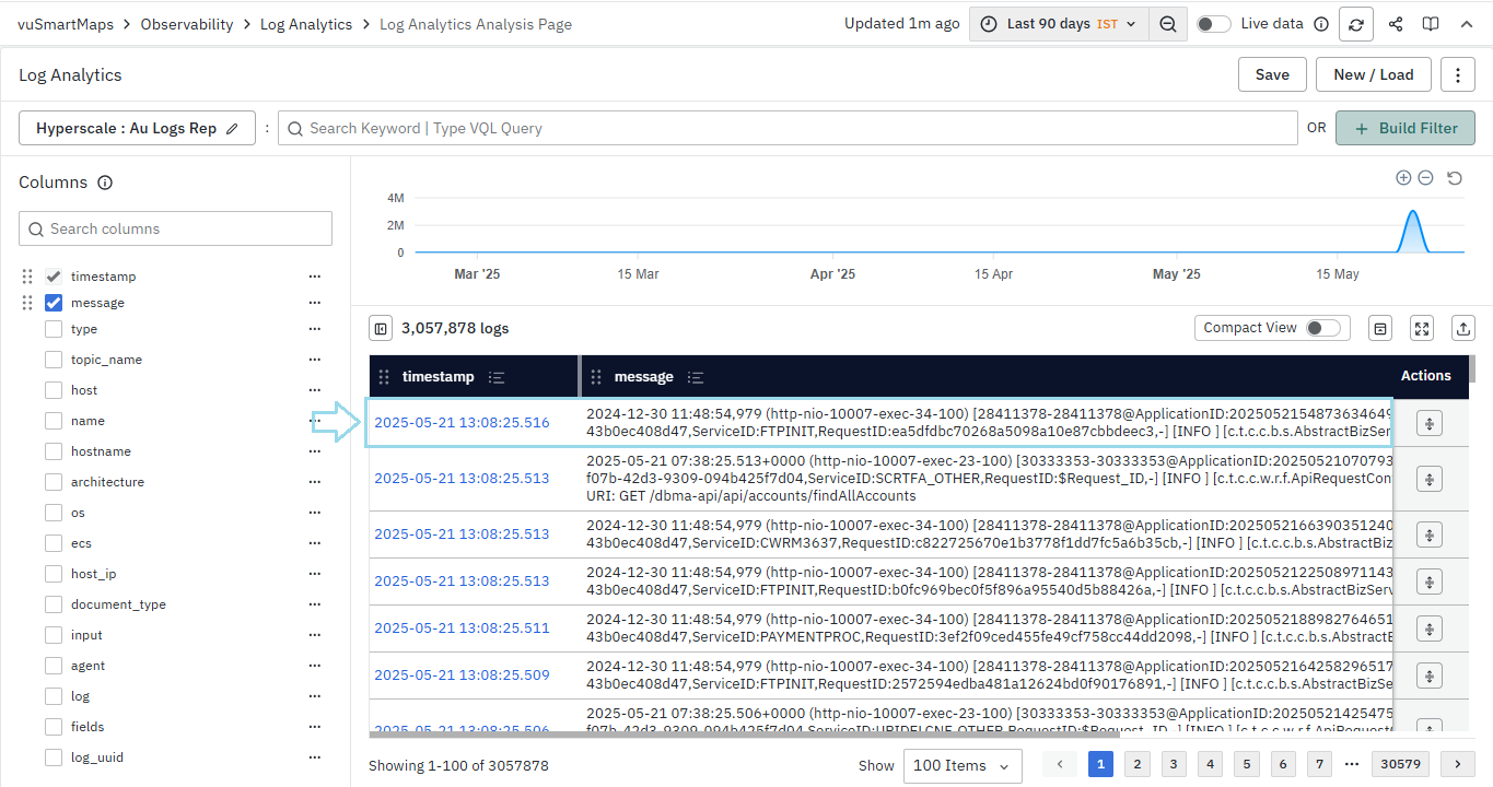 Saving and Sharing Searches | VuNet Docs