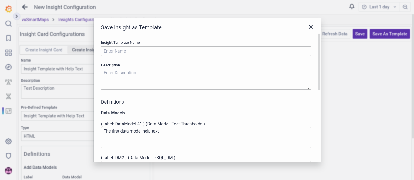 Configuring Insight Cards | VuNet Docs
